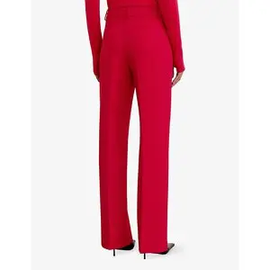 REISS Kira Fla-leg High-rise Woven Trousers