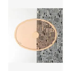 FISH DESIGN BY GAETANO PESCE Table Mates Resin Placemat - Ruby Matt Peach