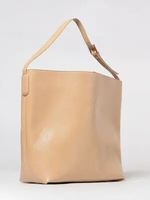 THEMOIRE Zoe Vegan Leather Shoulder Bag With Removable Pouch