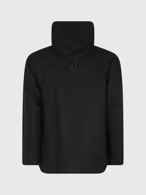DUNO Double-breasted Short Coat In Virgin Wool With A High Neck