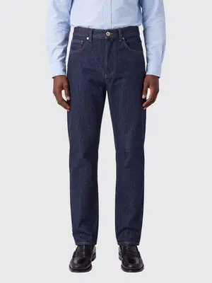 Eleventy Mid-rise 5-pocket Straight Jeans In A Premium Silk-cotton Denim - Blue
