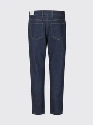 Eleventy Mid-rise 5-pocket Straight Jeans In A Premium Silk-cotton Denim - Blue
