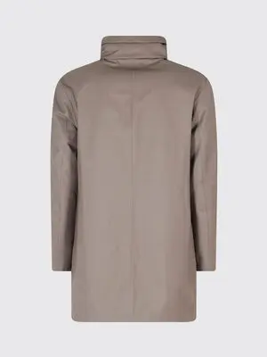 DUNO Knee-length Viscose Blend Parka With Padded Hood - Brown