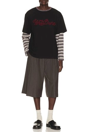 We11Done Rope Embroidered Long Sleeve T-shirt