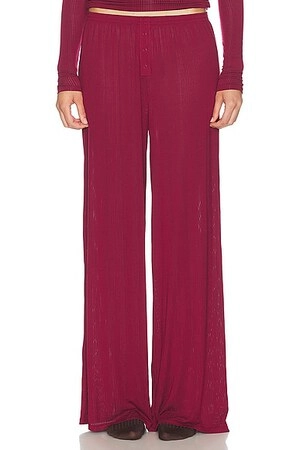 NEGATIVE UNDERWEAR Whipped Track Pant - Cassis