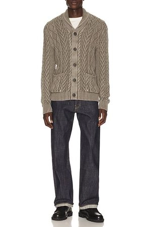 SCHOTT Cable Knit Cardigan