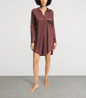 Hanro Modal-silk Grand Central Nightdress