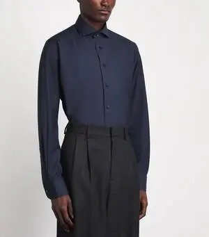 Eton Merino Wool Contemporary Fit Shirt
