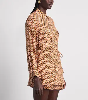 Melissa Odabash Printed Ariel Shirt
