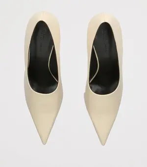 Khaite Leather Colleen Pumps 75