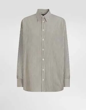 Dolce & Gabbana Striped Poplin Shirt Collection - Multicolor