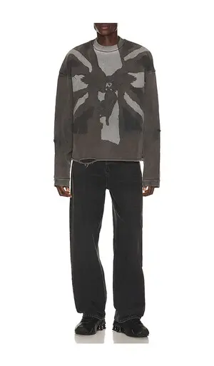 REPRESENT Flag Sweatshirt - Black