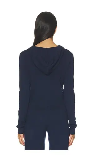 ADANOLA Knit Zip Up Hoodie