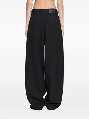 Balenciaga Wool Barrel Trousers