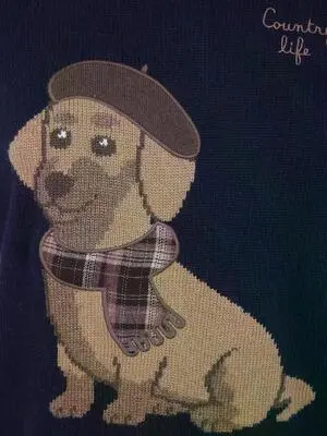 MC2 SAINT BARTH Dog-patch Wool Sweater