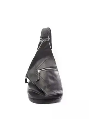 Loewe 2000s Anton Leather Shoulder Bag - Black
