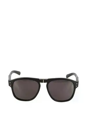Kàdor Gipsy Flag/n Rectangle-frame Sunglasses - Black
