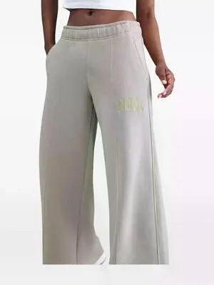Nike Phoenix Fleece Wide-leg Track Pants - Grey