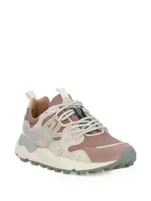 FLOWER MOUNTAIN Yamano 3 Panelled Sneakers - Pink