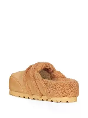 Inuikii Cozy Shearling-trim Mules