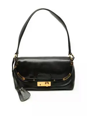 Prada 2010-2026 City Calf Sound Lock Shoulder Bag