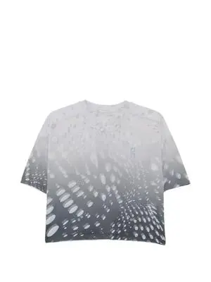 On Volt-t Gradient-effect Logo-print T-shirt - Grey