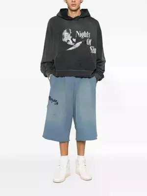 EIFLES Graphic-print Hoodie - Black