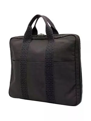 Hermès 1990-2010 Canvas Herline Porte Documents Business Bag