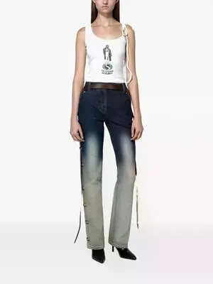 SRVC STUDIO Serpentine Loop-detail Jeans