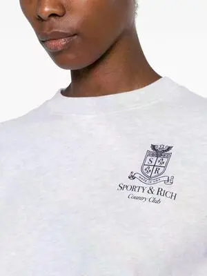Sporty & Rich Emmet Logo-print Sweatshirt