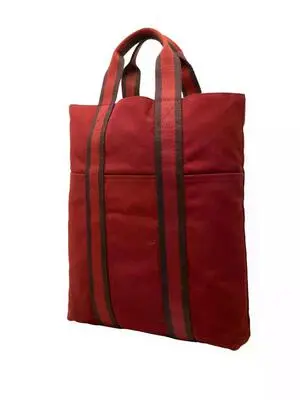 Hermès 1990-2010 Canvas Fourre Tout Cabas Tote Bag