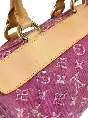 LOUIS VUITTON Neo Speedy Monogram Denim Tote Bag