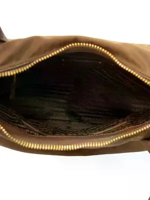 Prada 2000-2013 Vitello Daino Trimmed Tessuto Satchel