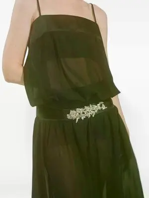 JENNIFER BEHR Philomena Crystal-embellished Scarf