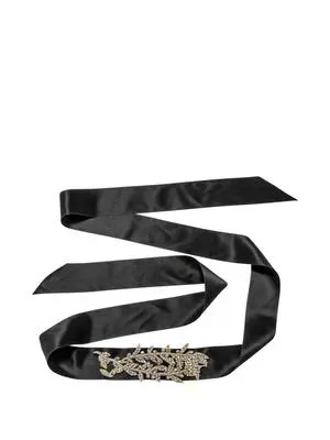 JENNIFER BEHR Philomena Crystal-embellished Scarf - Black