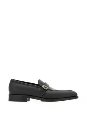FERRAGAMO Loafer With Hug Buckle - Black