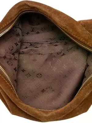 LOUIS VUITTON 2006 Monogram Mahina Suede Onatah Pochette Shoulder Bag