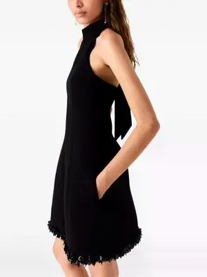 Maje Sequin-embellished Halterneck Mini Dress