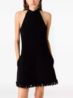 Maje Sequin-embellished Halterneck Mini Dress
