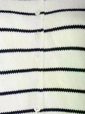 ALEX MILL Striped Button-up Vest