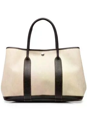 Hermès 2003 Toile And Negonda Garden Party 36 Tote Bag - Neutrals
