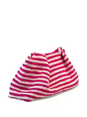 SENSI STUDIO Striped Clutch Bag