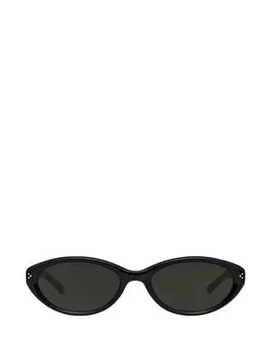 GENTLE MONSTER Cuscus 01 Oval-frame Sunglasses - Black