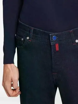 Kiton Slim-fit Five-pocket Jeans