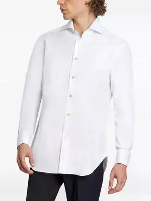 Kiton Mother-of-pearl Button Shirt
