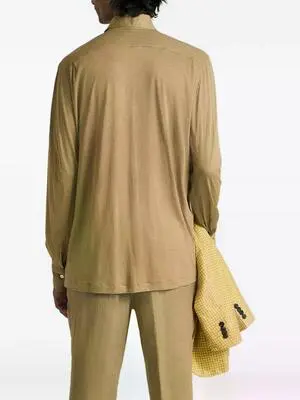 Kiton Sartorial Long-sleeved Polo Shirt