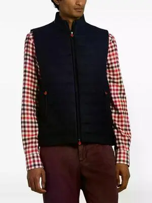 Kiton Padded Virgin Wool Gilet