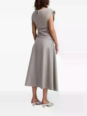 Anna Quan Lang Asymmetric Midi Skirt