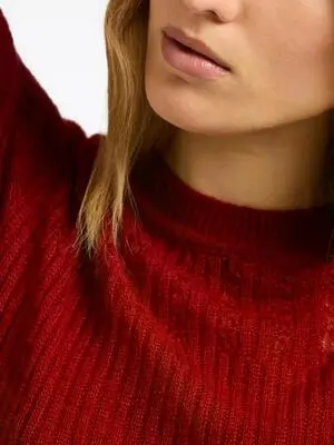 Kiton Openwork Ribbed-knit Top