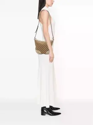 Gucci 2016-2026 Gg Canvas Lovely Crossbody Bag - Neutrals